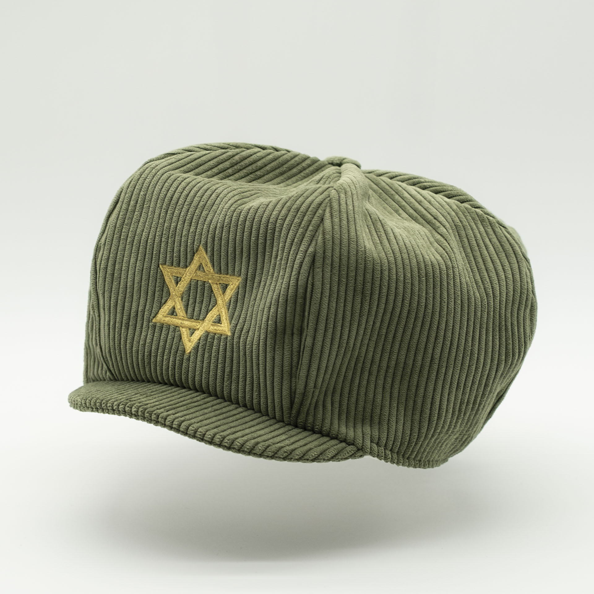 Khaki Rasta hat Star of David